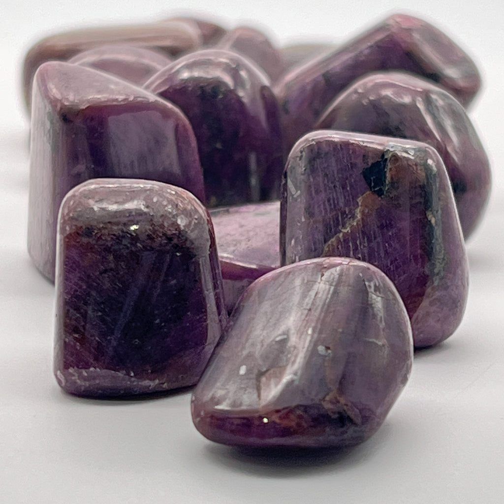 Ruby Corundum Tumble Stone – Prana Harmony